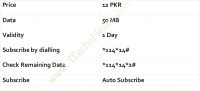 Mobilink Daily Internet Packages Detail - iTechnHealth.com