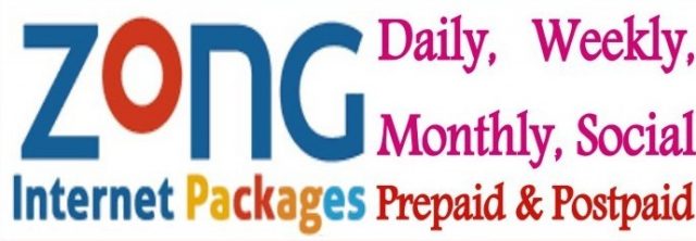 Zong Internet Packages Daily, Weekly, Monthly Sub and Unsubscribe Code ...