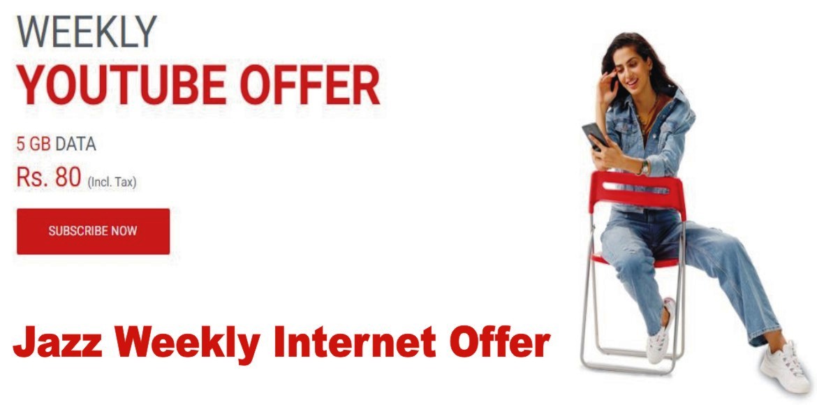 Jazz Weekly Internet Packages 5GB YouTube Data For A Week ...