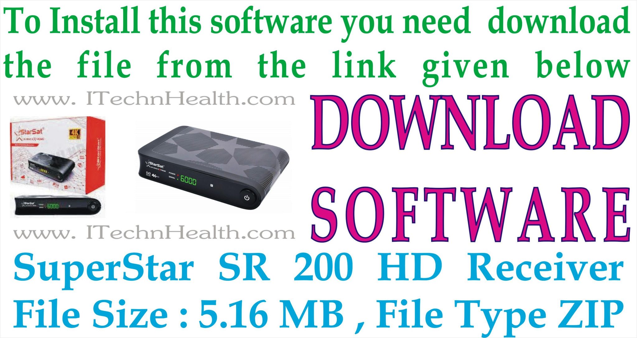 StarSat SR 200HD Extreme V1 Receiver Update Software | iTechnHealth.com