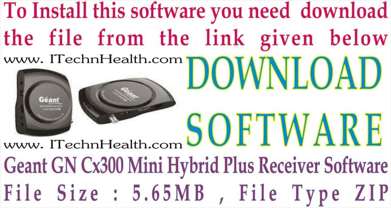Geant GN CX300 Mini Hybrid Plus Software Download | iTechnHealth.com